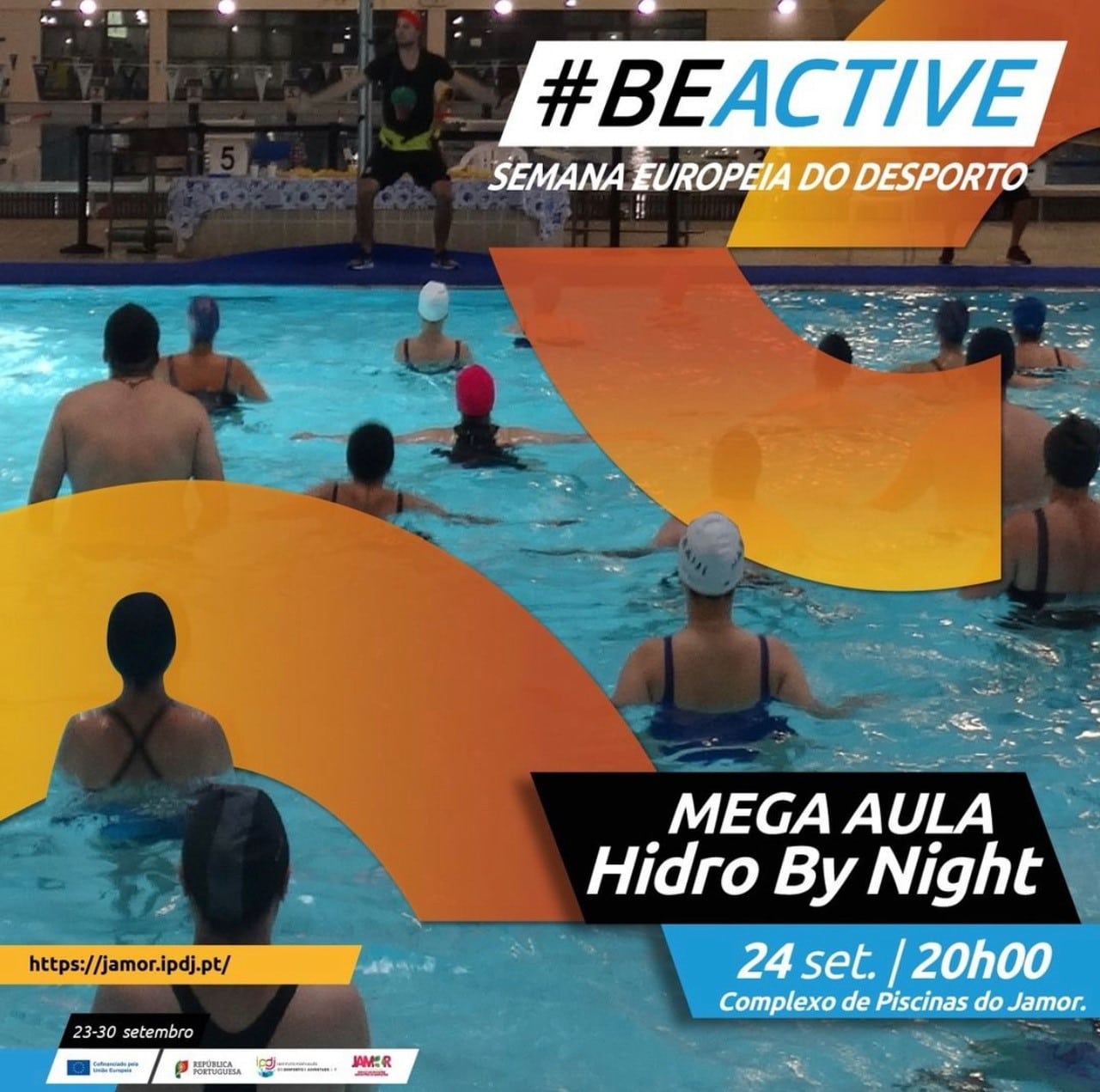 MEGA AULA HIDRO BY NIGHT - Complexo Piscinas Jamor - BeActive